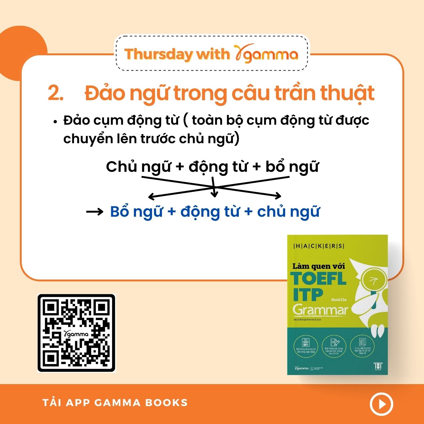 Cấu trúc đảo ngữ trong tiếng Anh